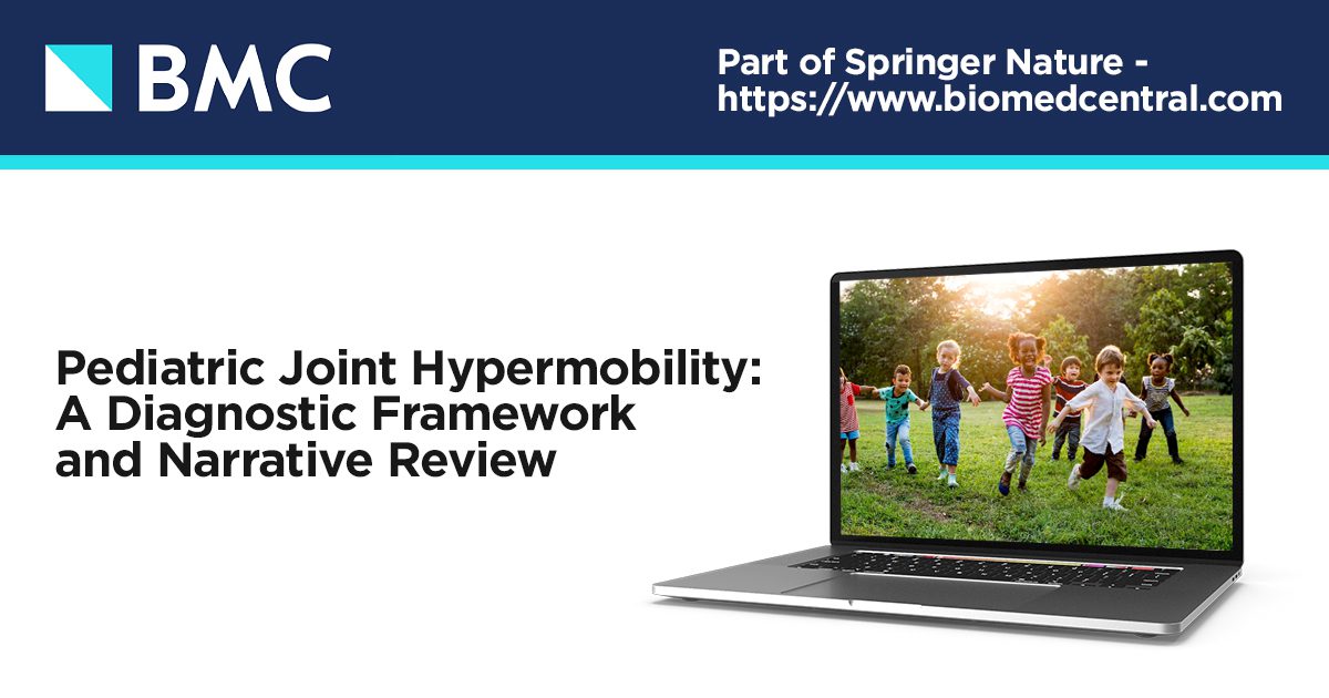 Publication of the 2023 Diagnostic Framework for Pediatric Joint ...